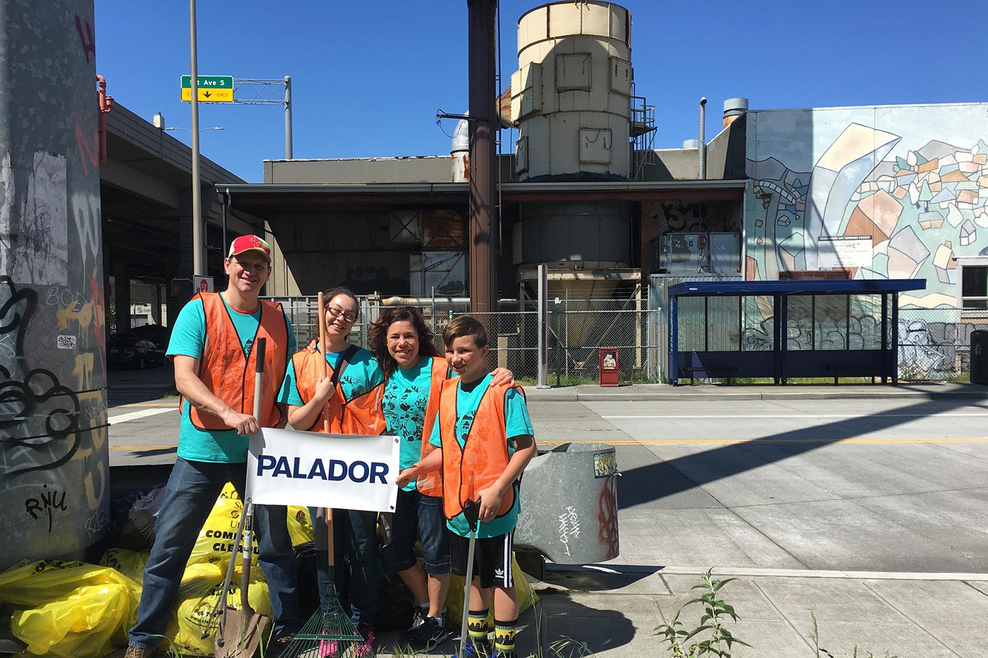 Palador at the SODO Community Clean Up – Palador